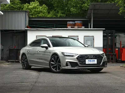 奥迪A7L 2022款 55 TFSI quattro S-line 境远型流晶套装 奥迪 3/7张图片大全_汽车外观图库_珠光银-汽车之家