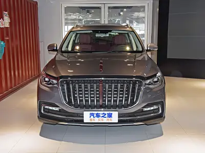 红旗HS7 2021款 3.0T 自动四驱智联旗领版 红旗 2/6张图片大全_汽车外观图库_灰色-汽车之家