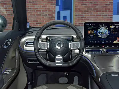 smart精灵#1 2026款 灵动新奢版 smart 2/52张图片大全_汽车内饰图库_黑色/天宇绿-汽车之家